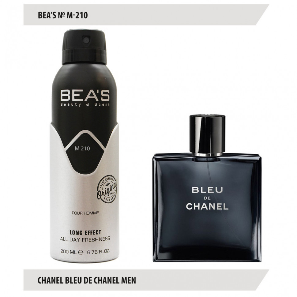 Парфюмированный BEA'S Дезодорант M210 Chanel Bleu De Chanel Men 200 мл ...