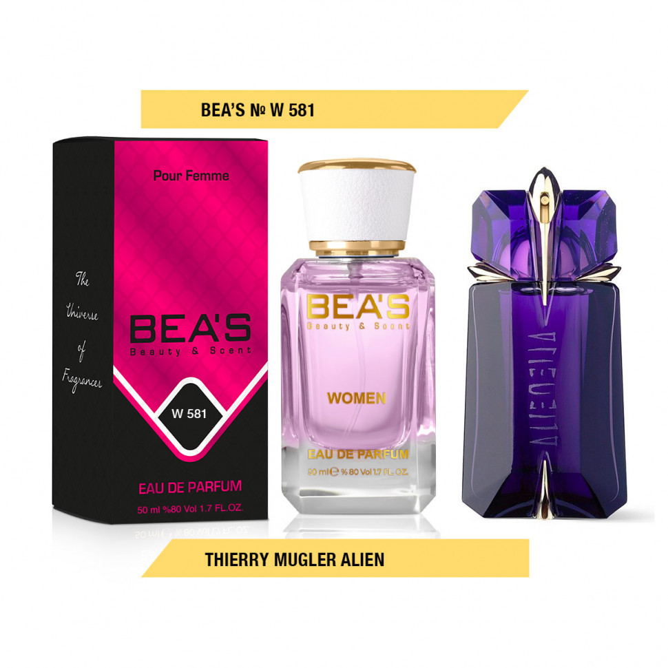 Парфюм Beas 50 ml W 581 Thierry Mugler Alien women по цене 1 638 руб. в ...